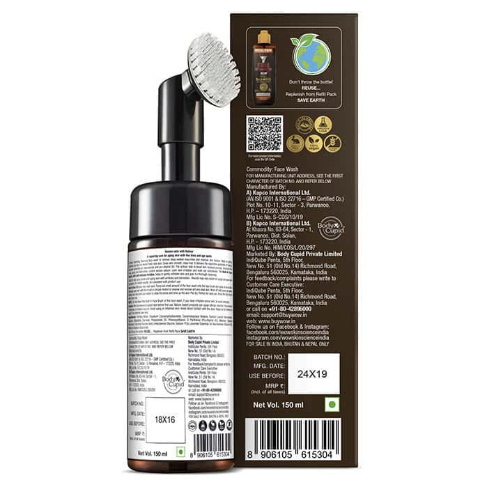 Buy WOW SKIN SCIENCE RETINOL FOAMING FACE WASH + BUILT-IN BRUSH ...