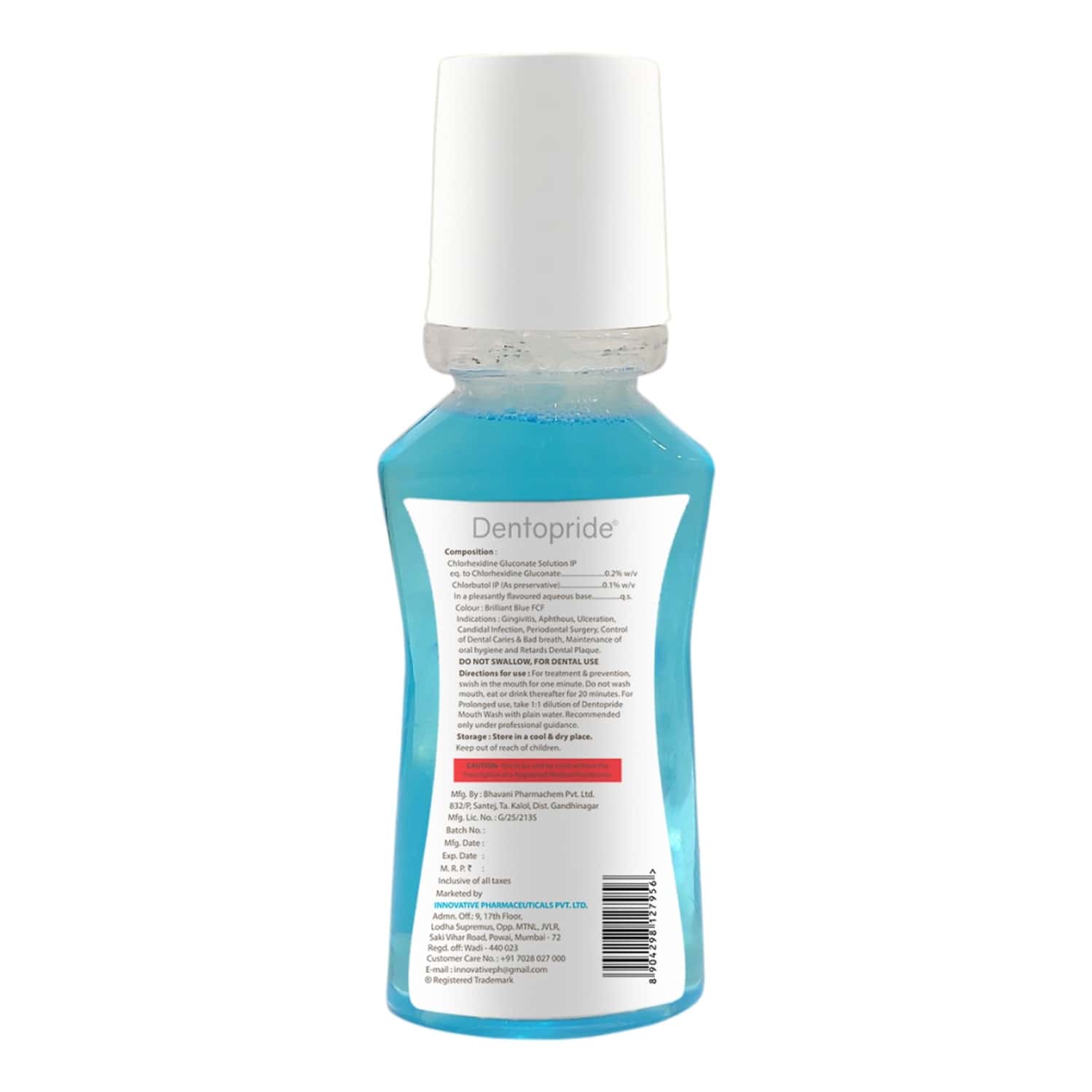 Buy DENTOPRIDE MOUTH WASH 150 ML | FOR TOTAL ORAL HYGIENE | LONG ...