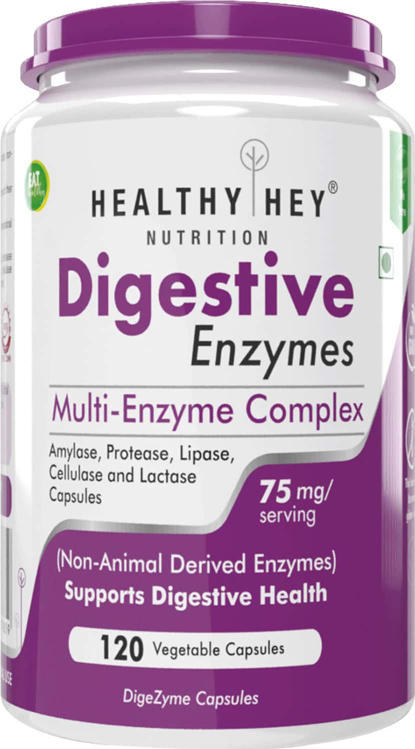 Buy HEALTHYHEY DIGESTIVE ENZYME - MULTI-ENZYME COMPLEX - 90 VEG ...
