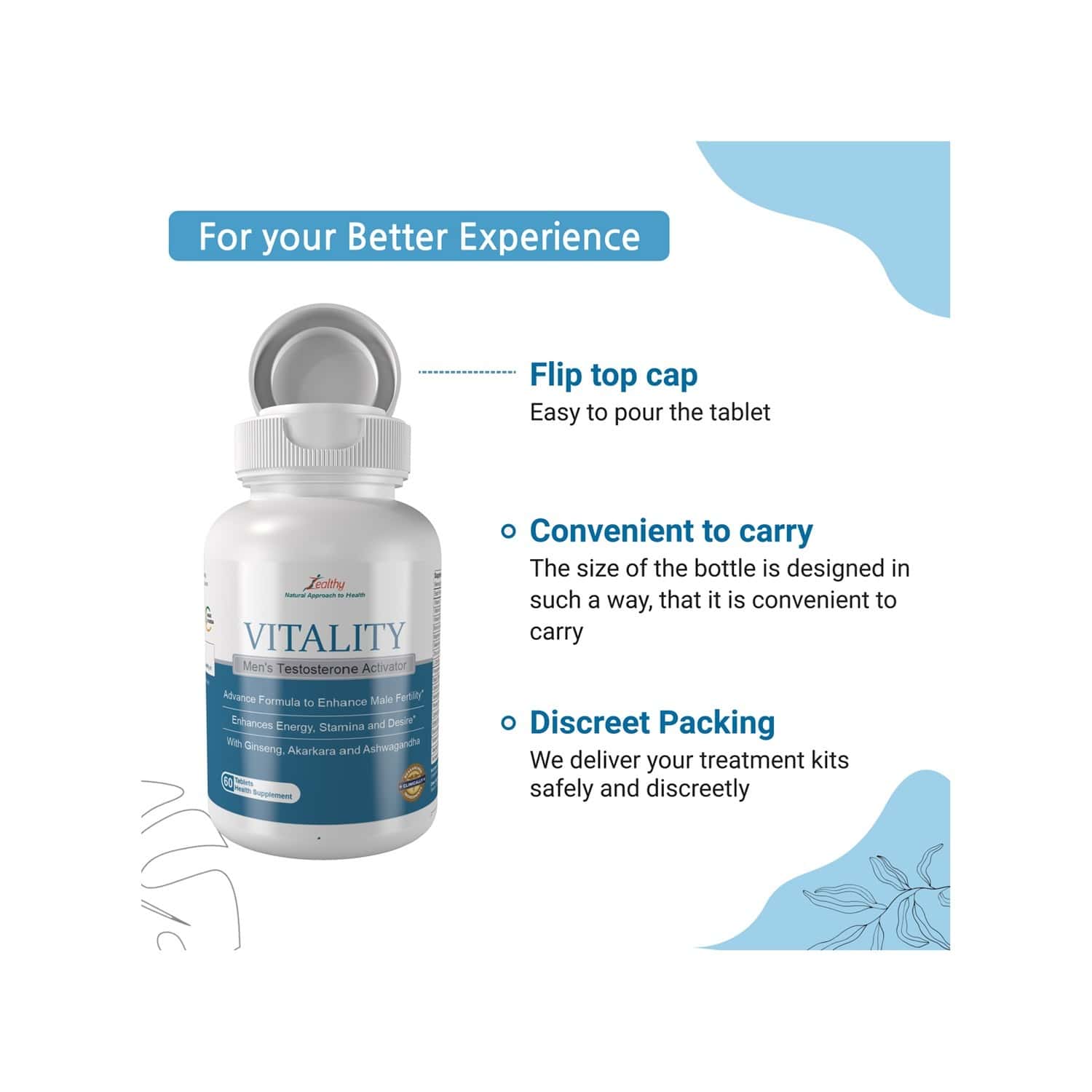 Buy Zealthy Vitality For Men - 60 Tablets Online & Get Upto 60% OFF at ...