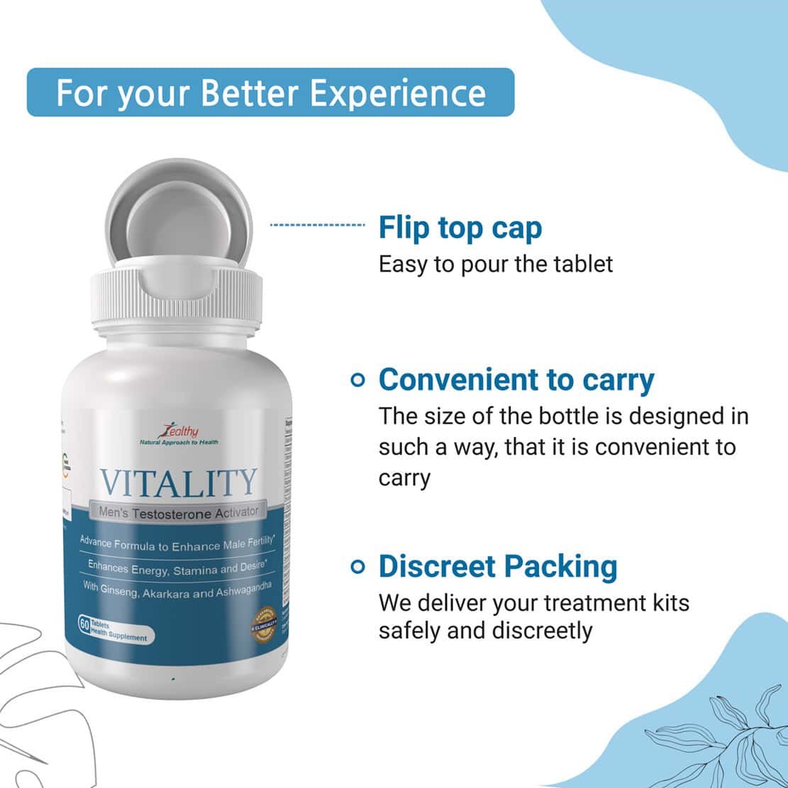 Buy ZEALTHY VITALITY FOR MEN - 60 TABLETS Online & Get Upto 60% OFF at ...