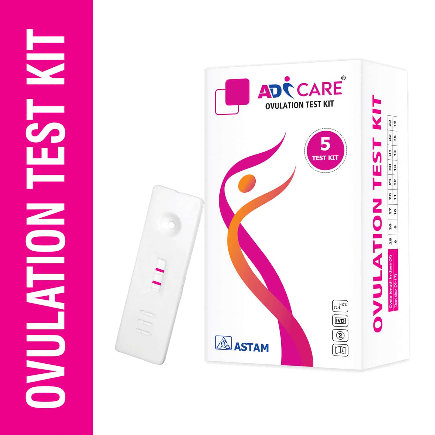 Buy ADICARE ONE STEP PREGNANCY TEST KIT | HCG HOME PREGNANCY TEST ...