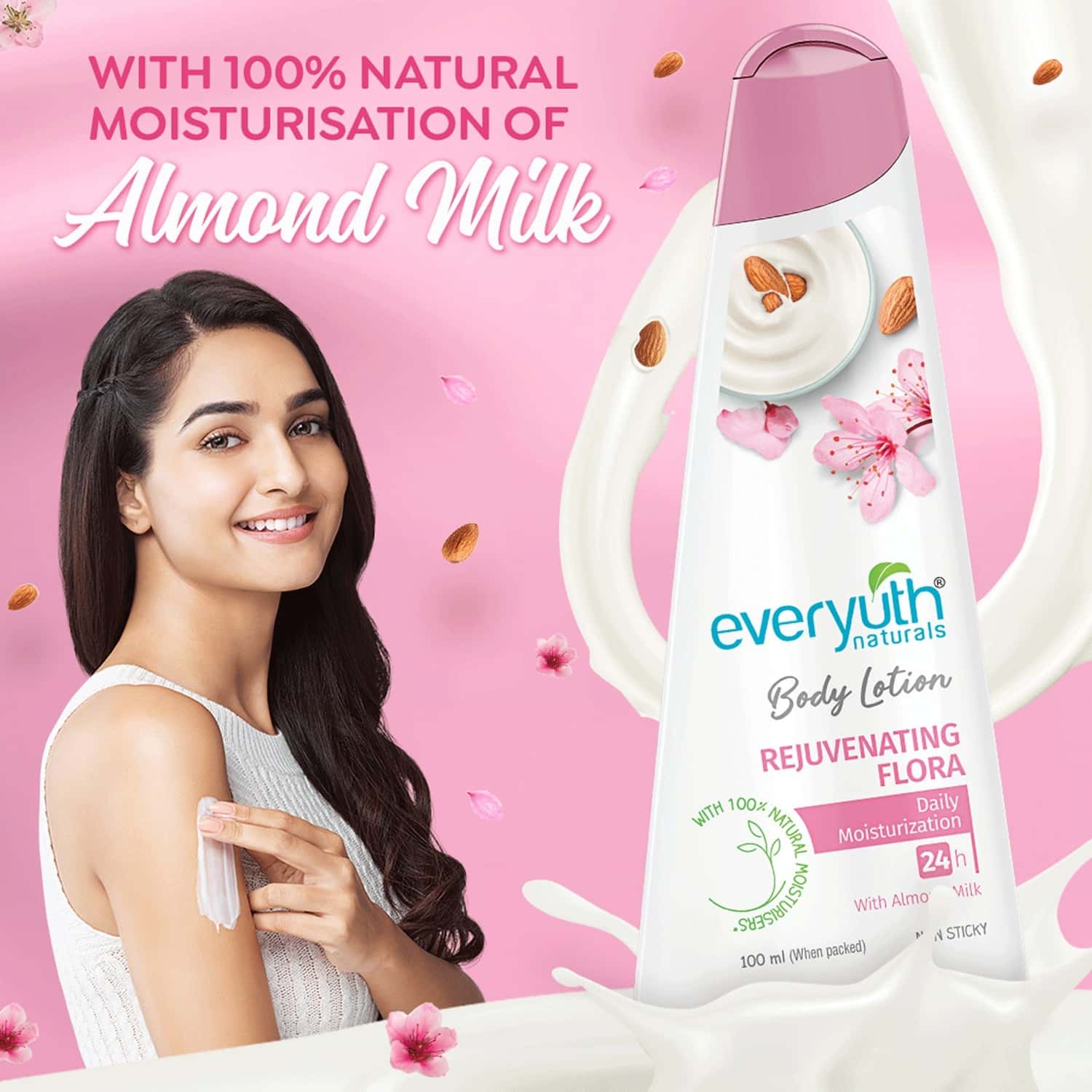 Buy EVERYUTH NATURALS BODY LOTION REJUVENATING FLORA 100ML Online & Get ...