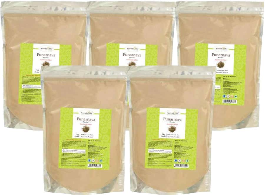 Buy AYURVEDIC LIFE PUNARNAVA POWDER - 1 KG POWDER - PACK OF 4 Online ...