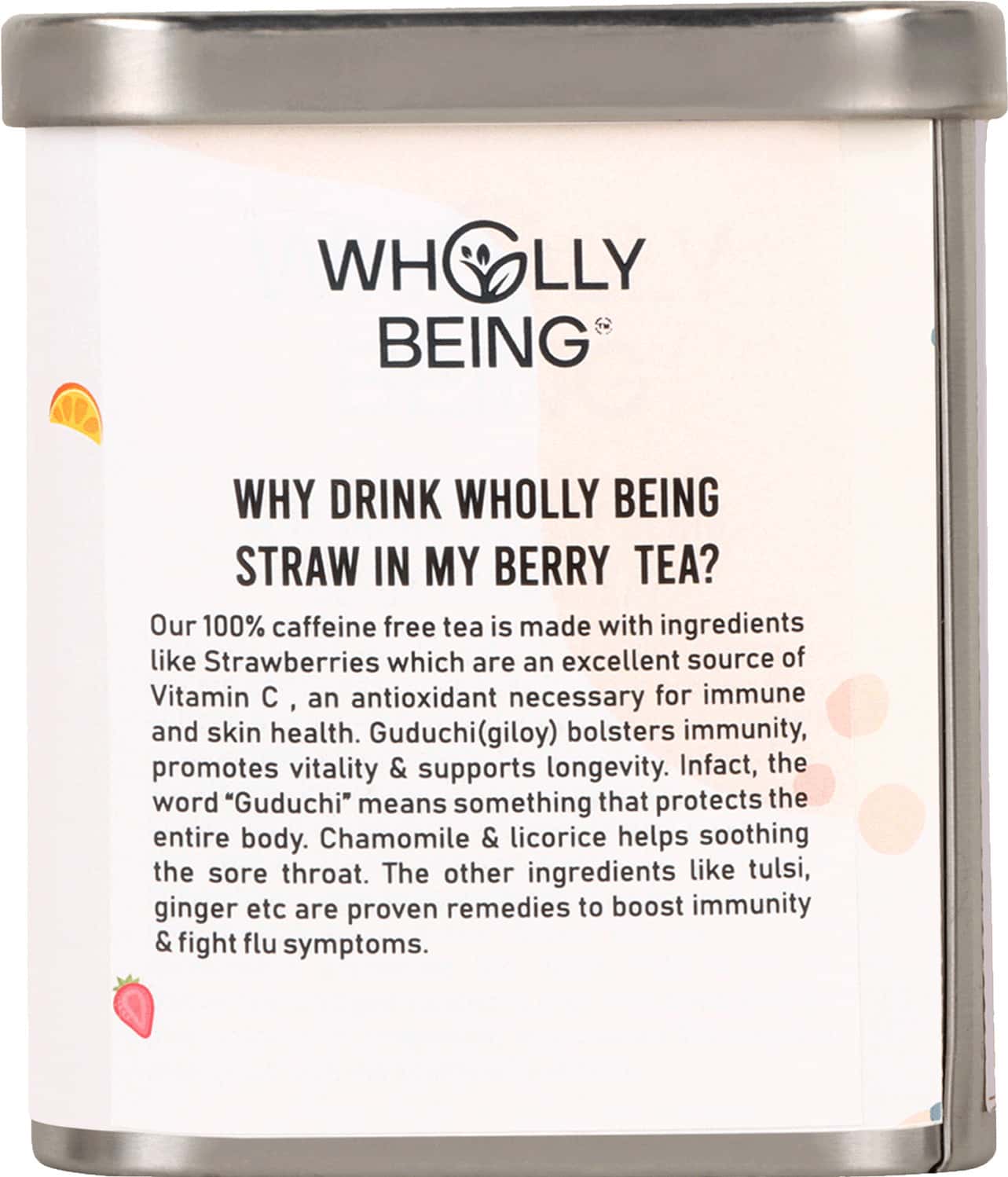 Buy WHOLLY BEING STRAW IN MY BERRY TEA 20 PYRAMID TEA BAGS Online & Get ...