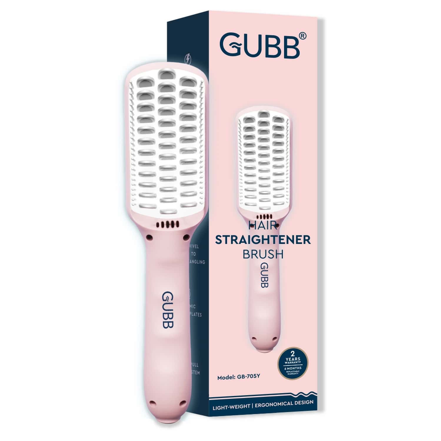 Buy GUBB HAIR STRAIGHTNER BRUSH GB 705Y Online & Get Upto 60% OFF at ...