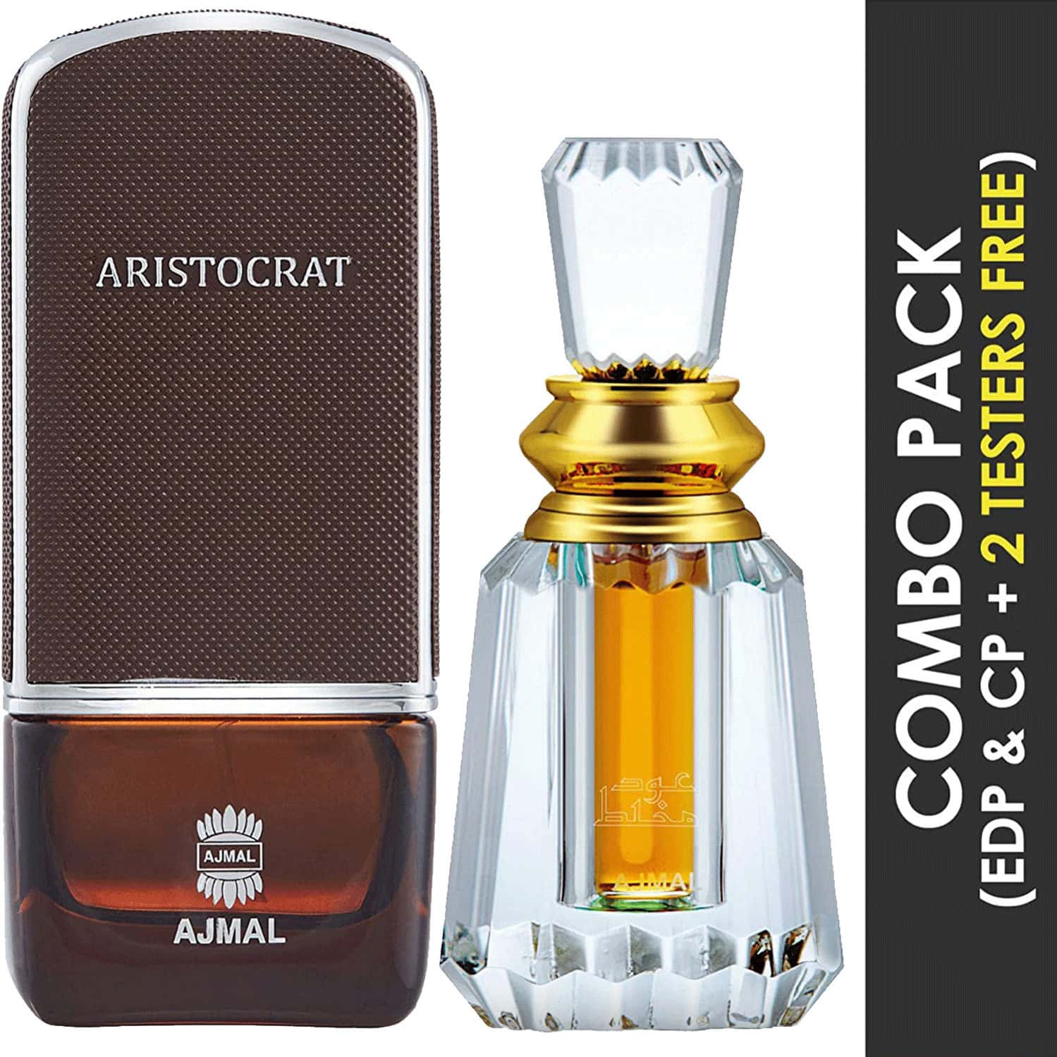 Buy AJMAL ARISTOCRAT EDP 75ML PERFUME FOR MEN AND OUDH MUKHALLAT CP OIL ...