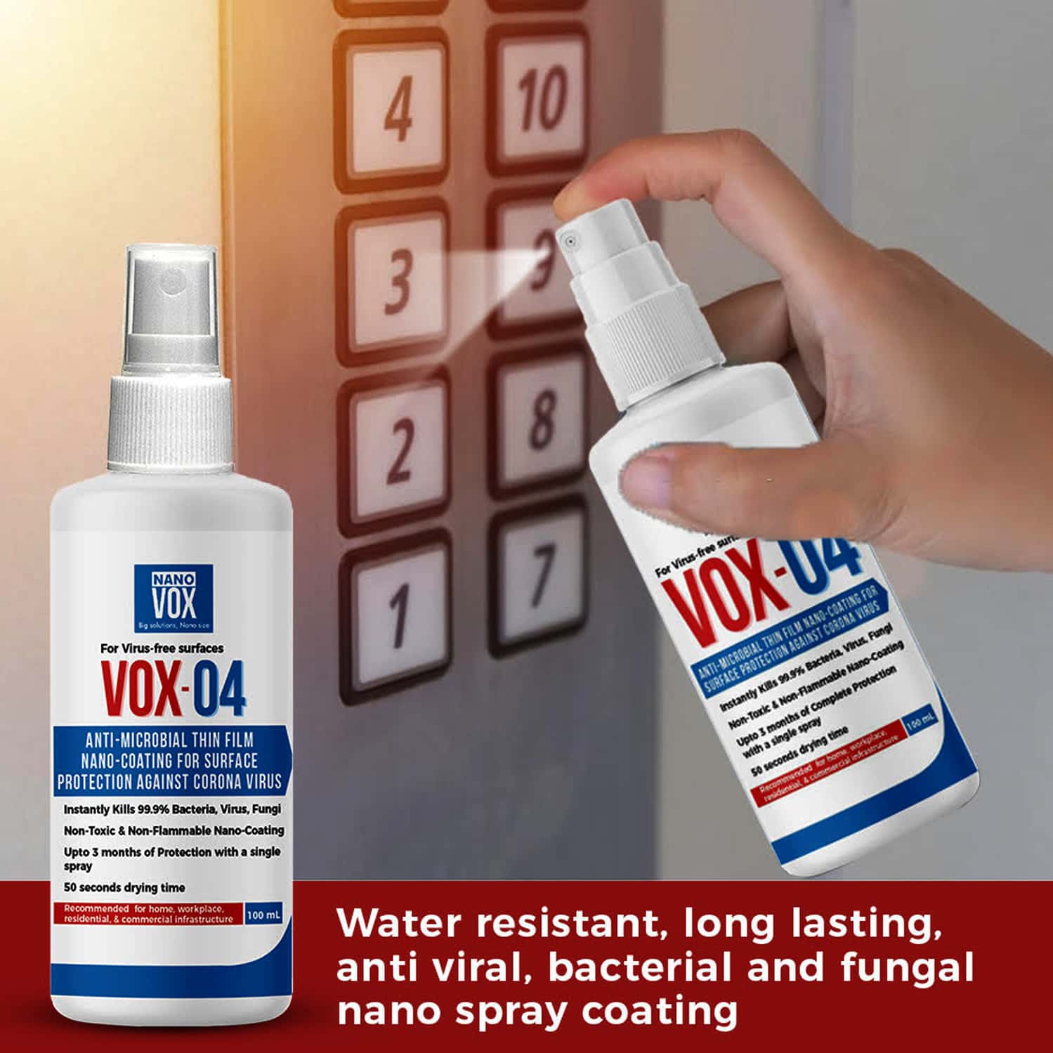 Buy VOX-04 HIGH PERFORMANCE NANO COATING BASED DISINFECTANT FOR MULTI ...