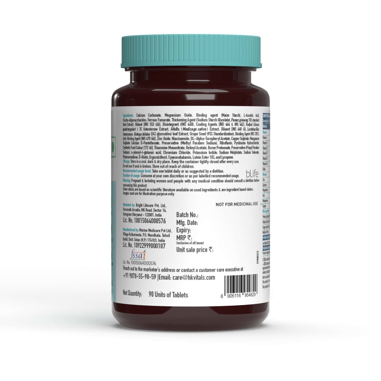Buy HEALTHKART HK VITALS MULTIVITAMIN WITH PROBIOTICS, WITH VITAMIN C ...