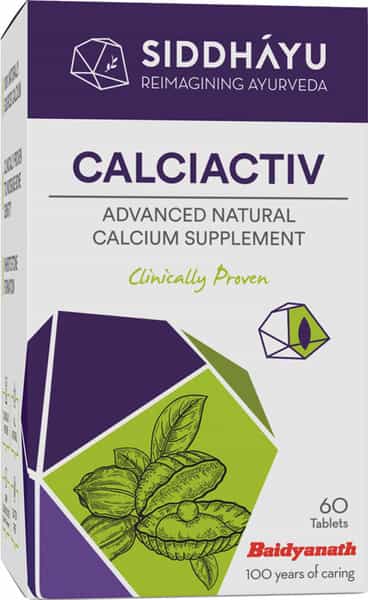 Buy SIDDHAYU (BY BAIDYANATH) CALCIACTIV 30 TABLETS | AYURVEDIC CALCIUM ...