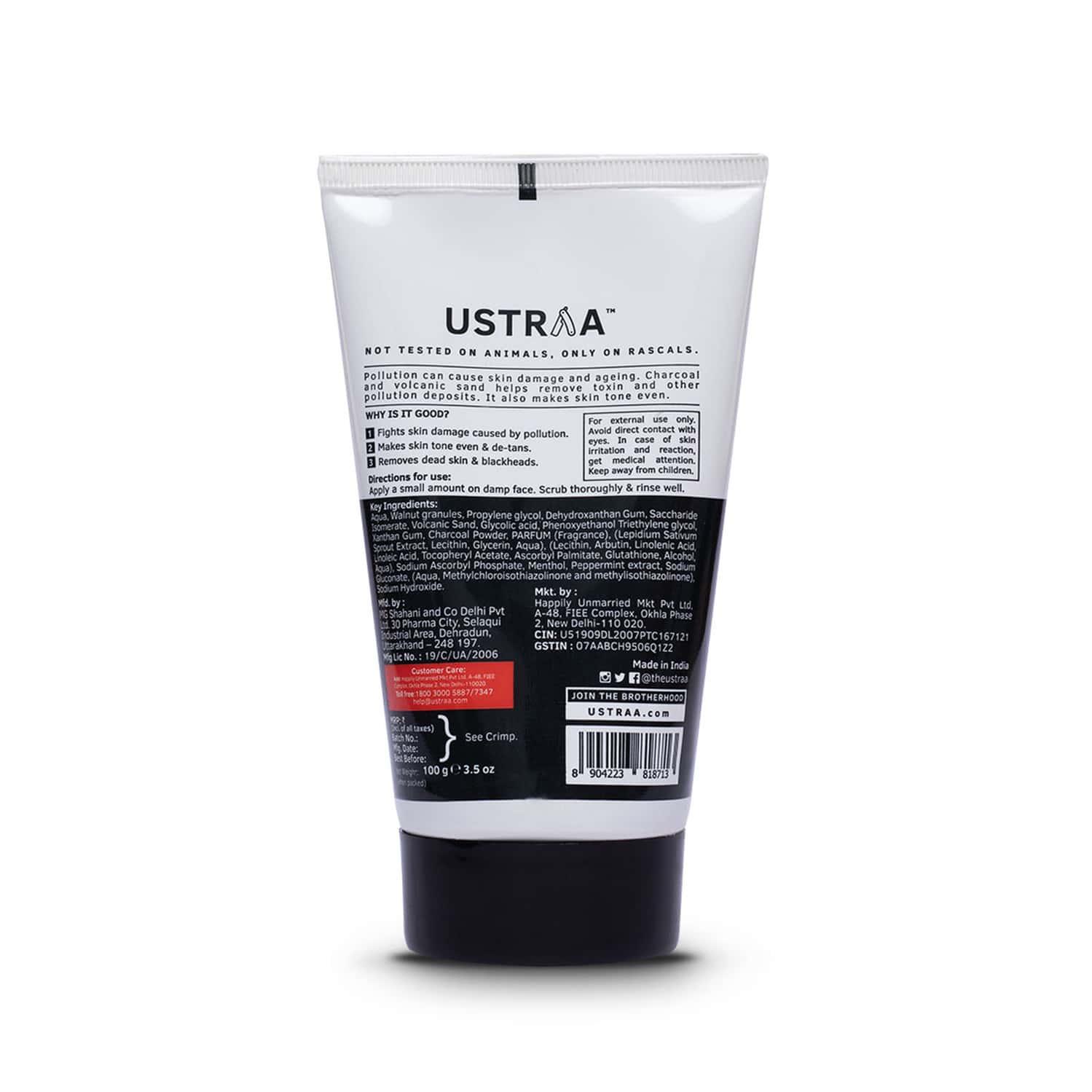 Buy USTRAA DETAN FACE MASK DRY SKIN (125GM) Online & Get Upto 60% OFF ...