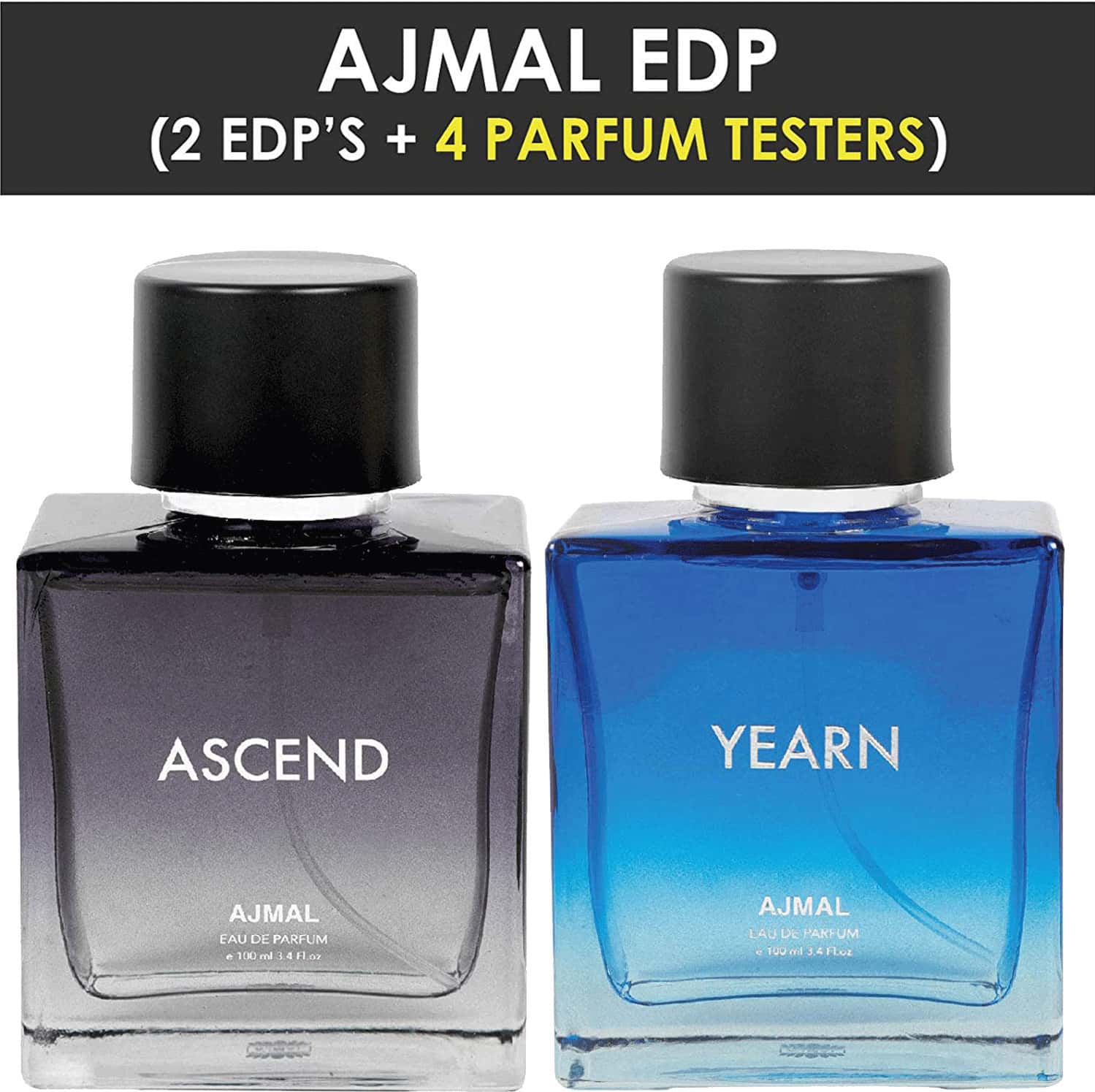 Buy AJMAL ASCEND FOR MEN AND WOMEN & YEARN FOR MEN EDP COMBO PACK OF 2 ...