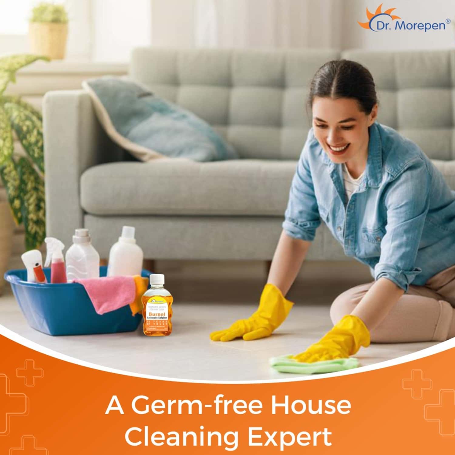 Buy BURNOL ANTISEPTIC SOLUTION, MULTIPURPOSE DISINFECTANT LIQUID - 100 ...