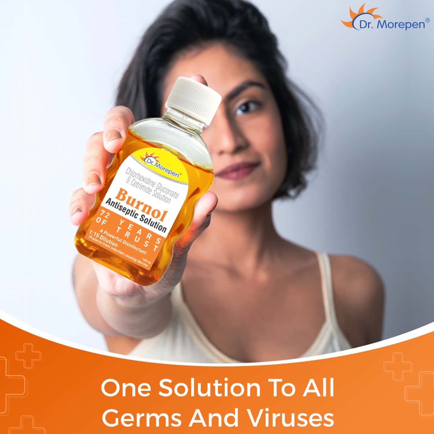 Buy DR. MOREPEN BURNOL ANTISEPTIC SOLUTION MULTIPURPOSE DISINFECTANT ...