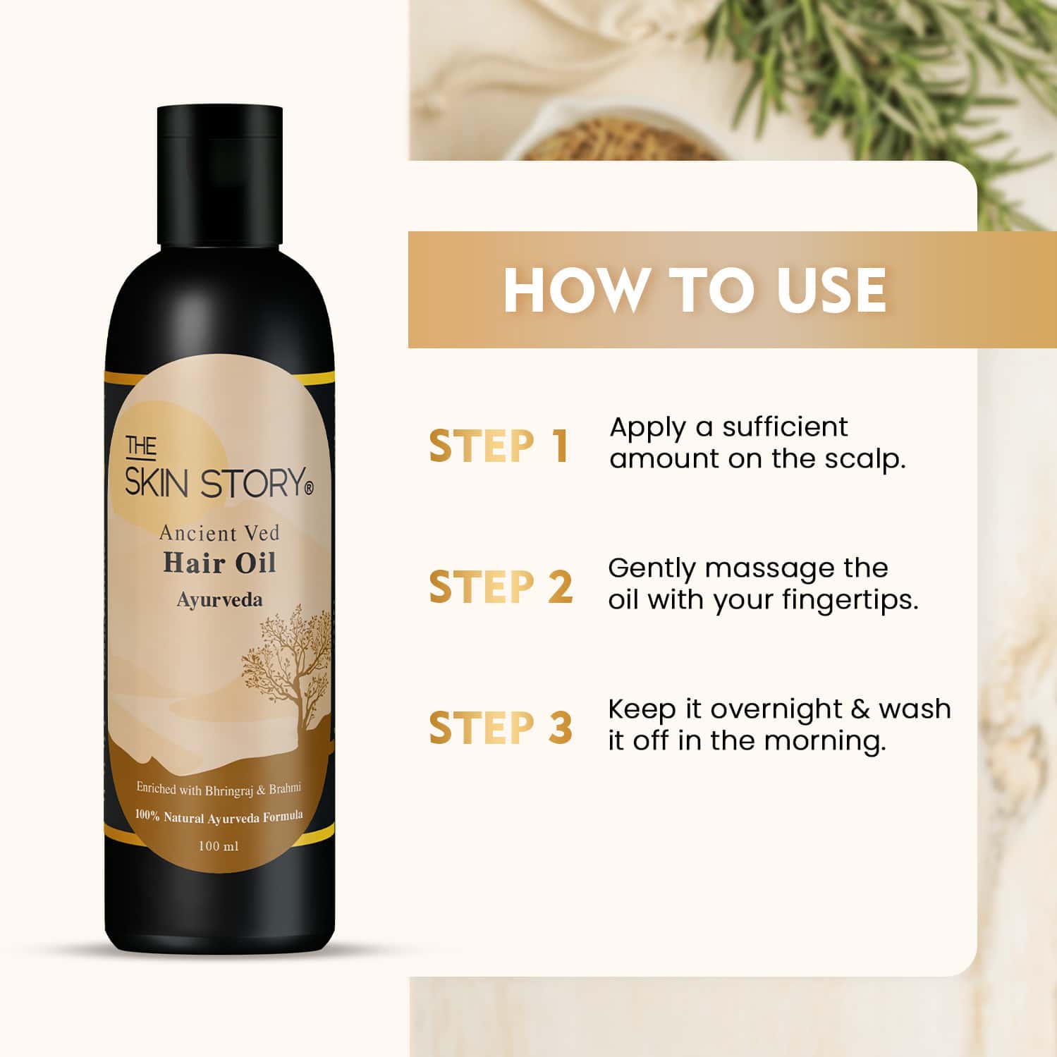 Buy THE SKIN STORY ANCIENT VED HAIR OIL, 100ML Online & Get Upto 60% ...