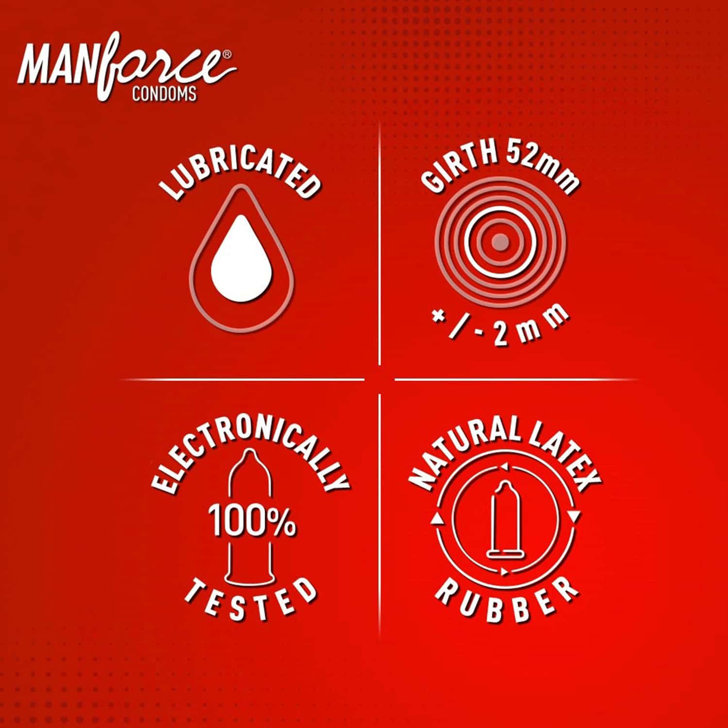 Buy SUPER MANFORCE 1500 DOTS LITCHI FLAVOURED - PACK OF 10 CONDOMS ...