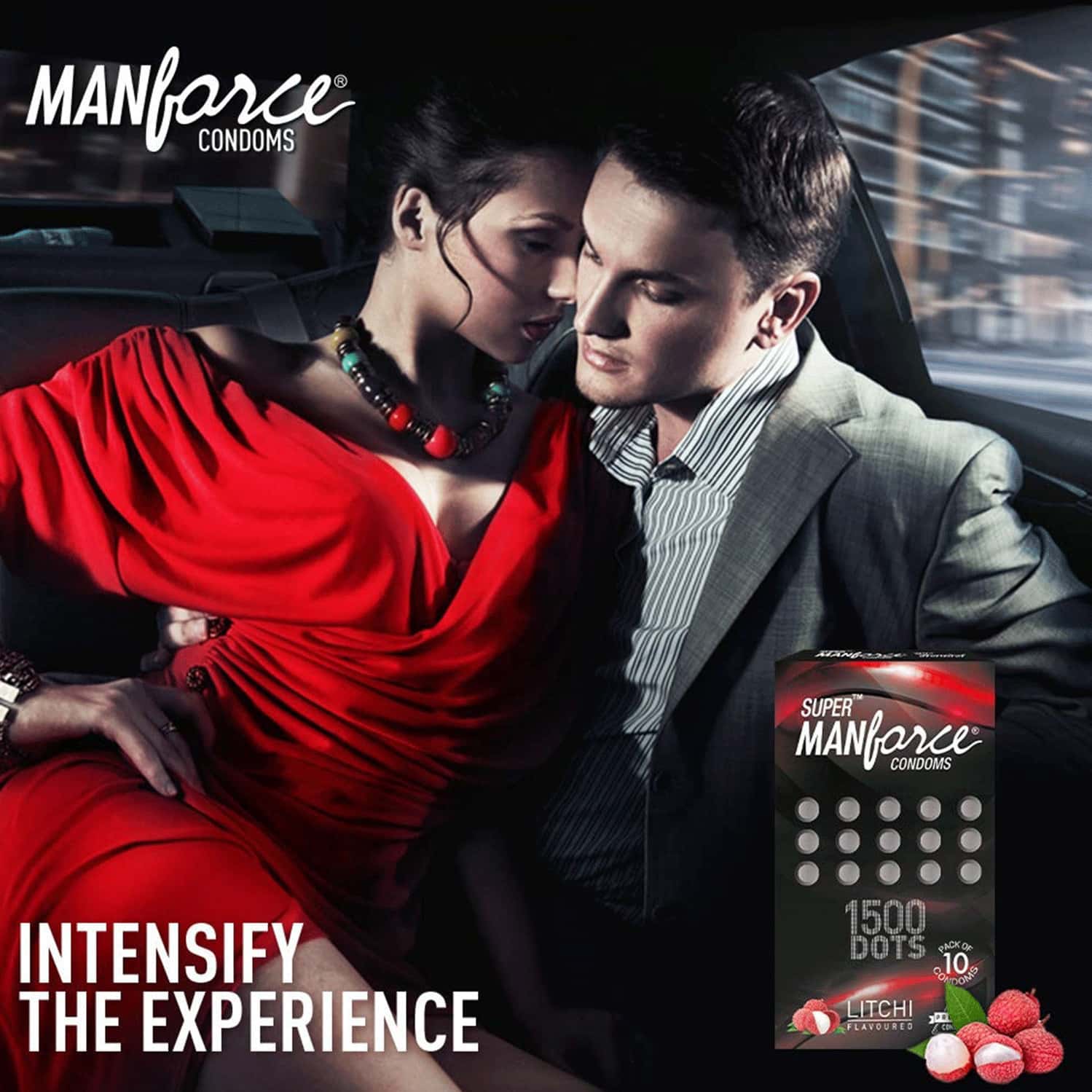 Buy SUPER MANFORCE 1500 DOTS LITCHI FLAVOURED - PACK OF 10 CONDOMS Online & Get Upto 60% OFF at ...