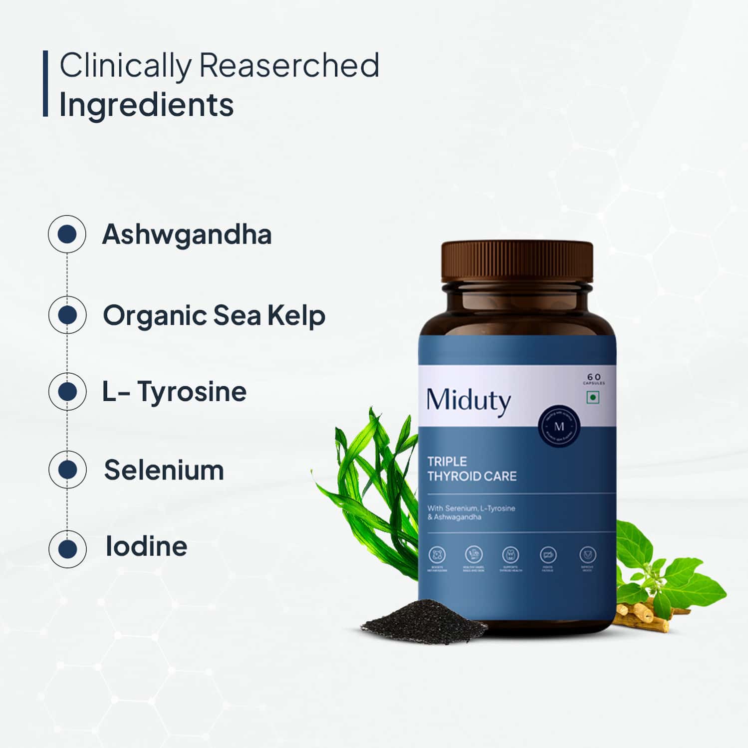 Buy PALAK NOTES MIDUTY TRIPLE THYROID CARE SUPPLEMENT - RAPID ACTION ...