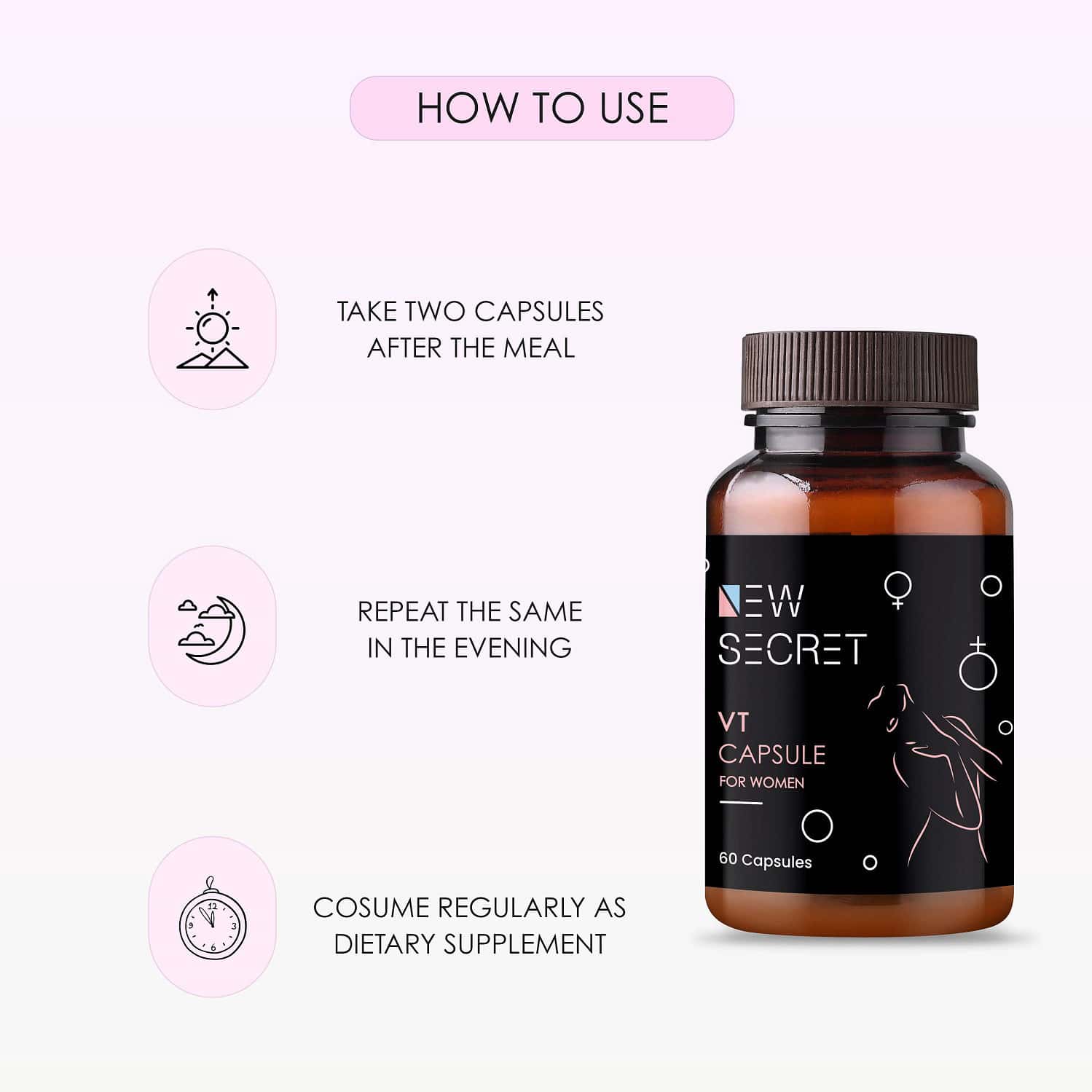 Buy VT CAPSULES (60 TABLETS)- FOR WOMEN INTIMATE TIGHTENING Online ...