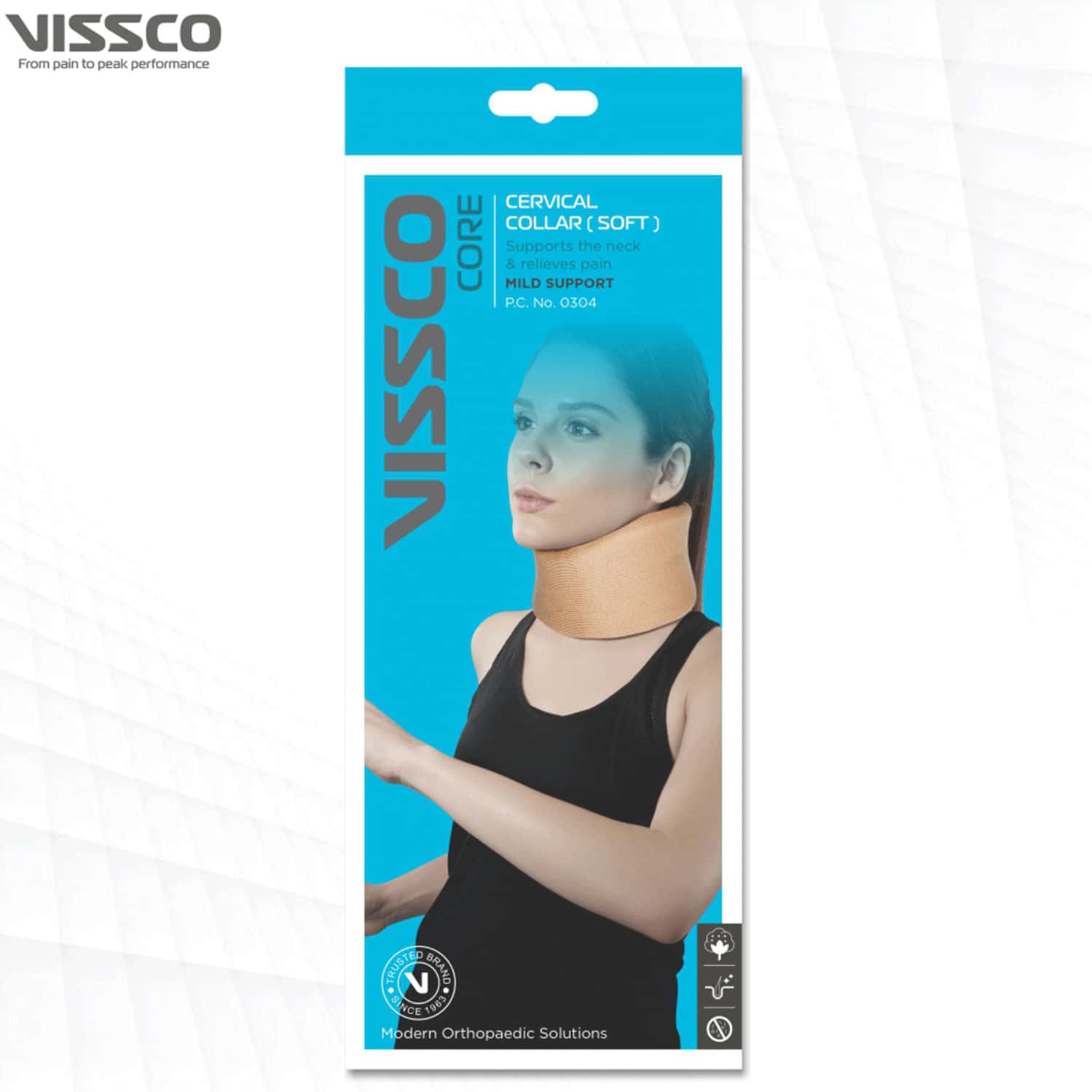 Buy VISSCO CERVICAL COLLAR SOFT | NECK SUPPORT FOR CERVICAL SPINE ...
