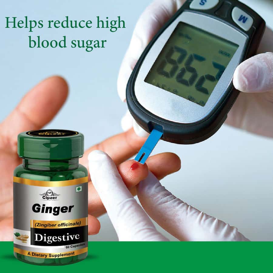 Buy CIPZER GINGER CAPSULE OPTIMIZE DIGESTION & CHOLESTEROL LEVELS ...