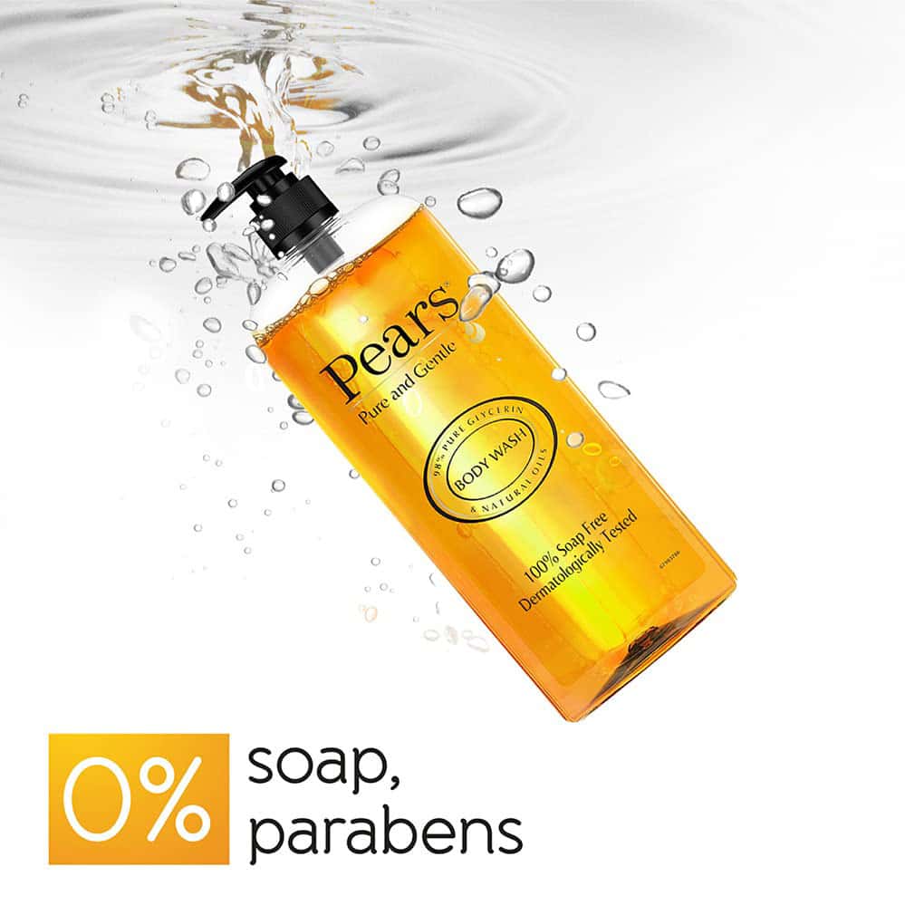 Buy PEARS PURE & GENTLE BODY WASH WITH NATURAL OILS - BOTTLE OF 750 ML ...