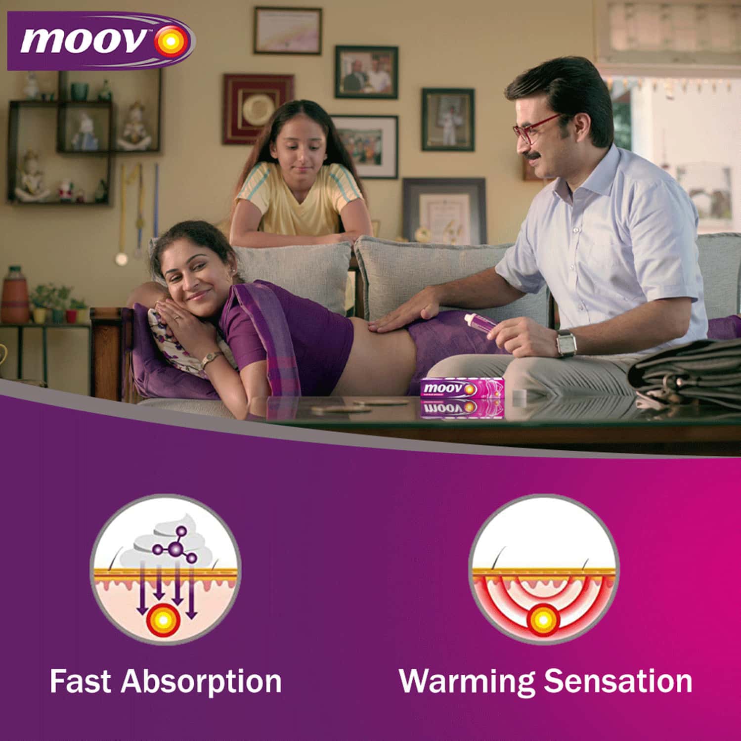 Buy MOOV FAST PAIN RELIEF CREAM - 75G | SUITABLE FOR BACK PAIN, MUSCLE ...