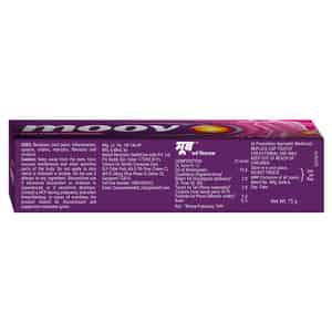 Buy MOOV FAST PAIN RELIEF CREAM - 75G | SUITABLE FOR BACK PAIN | MUSCLE ...