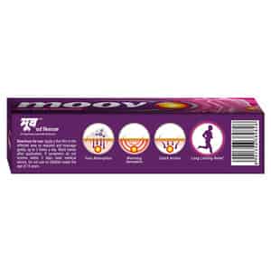 Buy MOOV FAST PAIN RELIEF CREAM - 75G | SUITABLE FOR BACK PAIN | MUSCLE ...