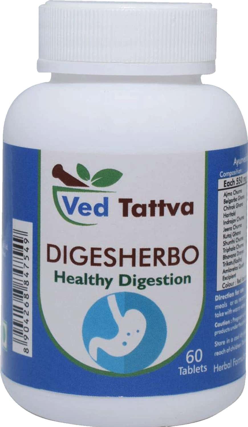 Buy AYUR CHAMP - PACK OF 2 -DIGES HERBO | HEALTHY DIGESTION | HERBAL SUPPLEMENT |60 TABLETS ...