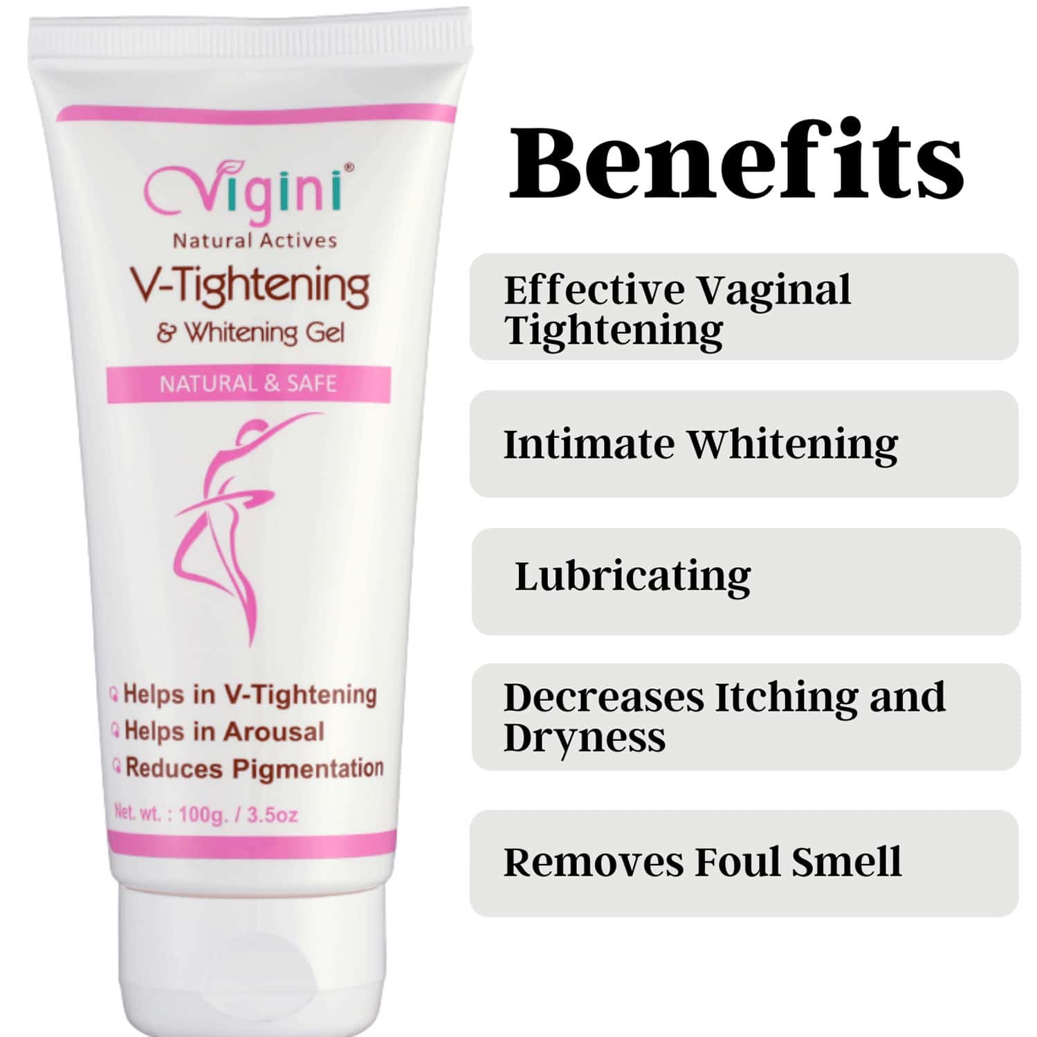 Buy VIGINI VAGINAL V WHITENING LIGHTENING FEMININE HYGIENE WATER BASED ...