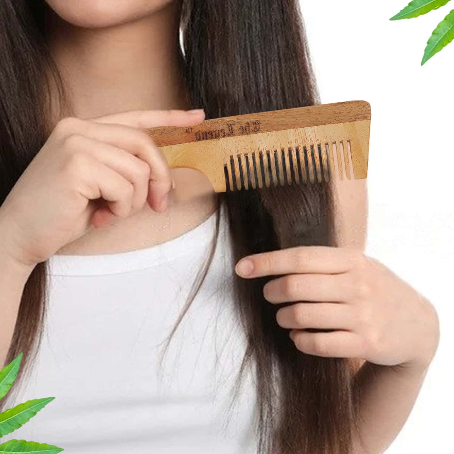 Buy THE LEGEND ORGANIC NEEM WOODEN COMB WITH HANDLE Online & Get Upto ...