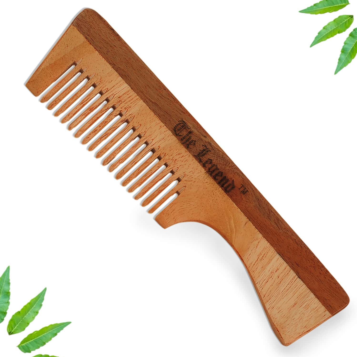 Buy THE LEGEND ORGANIC NEEM WOODEN COMB WITH HANDLE Online & Get Upto ...