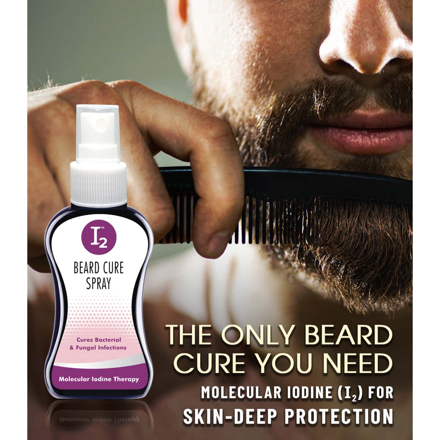 Buy I2 BEARD CURE SPRAY FOR FASTER BEARD GROWTH AND THICKER LOOKING ...