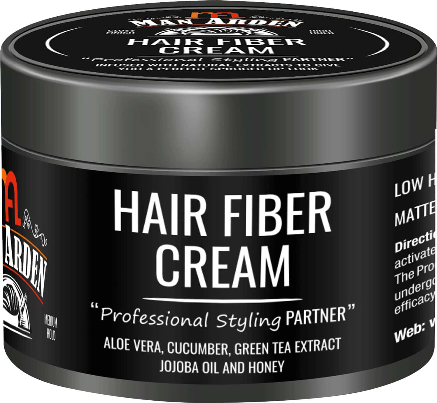 Buy MAN ARDEN HAIR FIBER CREAM PROFESSIONAL STYLING FOR HAIR VOLUME FOR ...