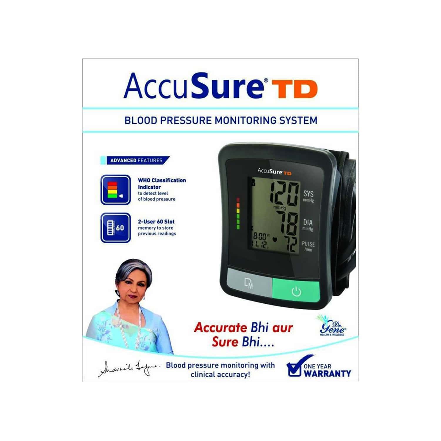 Buy ACCUSURE TD BP MONITOR Online & Get Upto 60% OFF at PharmEasy