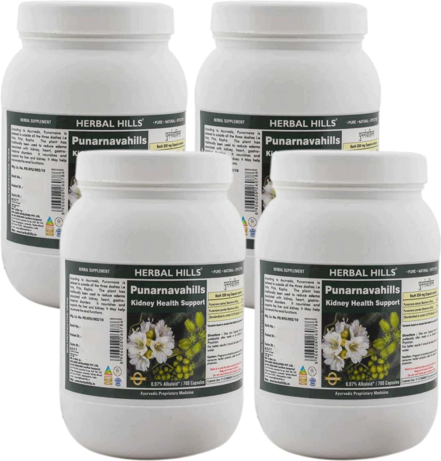 Buy HERBAL HILLS PUNARNAVAHILLS 120 CAPSULES - PACK OF 4 Online & Get Upto 60% OFF at PharmEasy