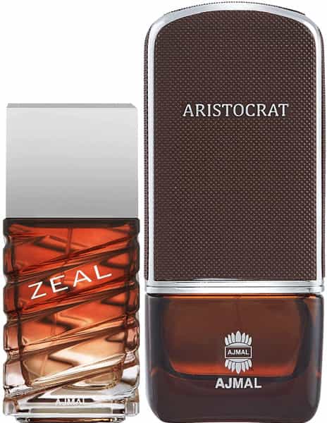 Buy AJMAL ZEAL EAU DE PARFUM 100ML PERFUME FOR MEN AND ARISTOCRAT EAU DE PARFUM 75ML PERFUME FOR ...