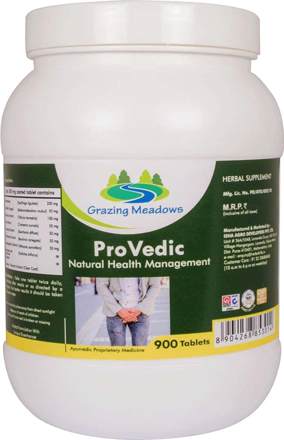 Buy GRAZING MEADOWS ARSO VEDIC 900 TABLETS (EACH 500MG) NATURAL ...