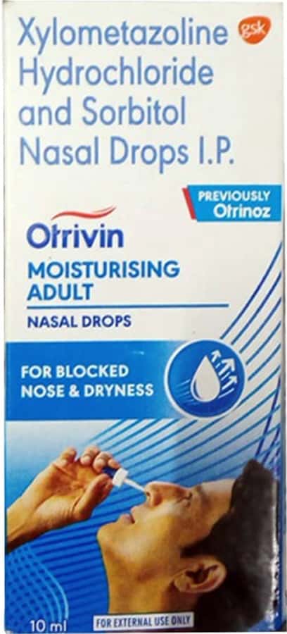 Buy OTRIVIN PAEDIATRIC 0.05 % NASAL DROPS 10 ML Online & Get Upto 60% ...