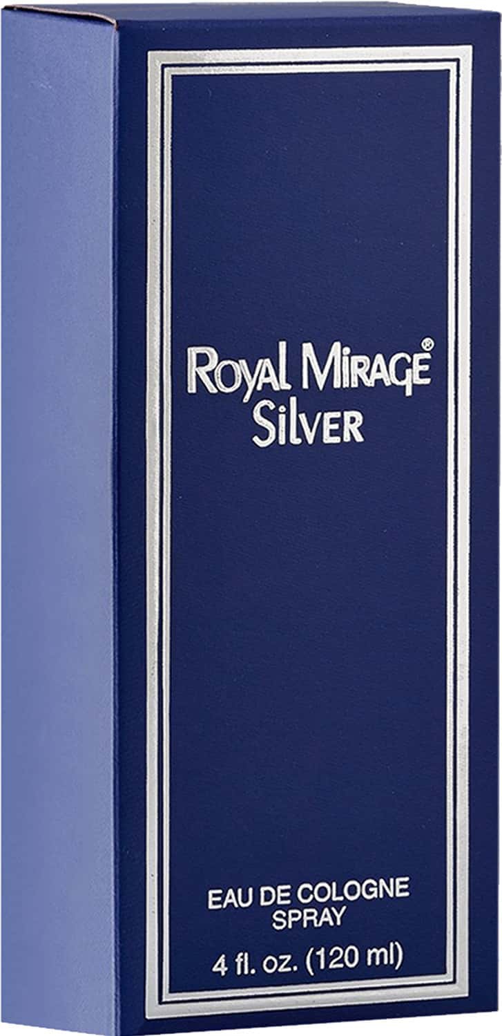Buy ROYAL MIRAGE SILVER LONG LASTING IMPORTED EAU DE COLOGNE SPARY ...