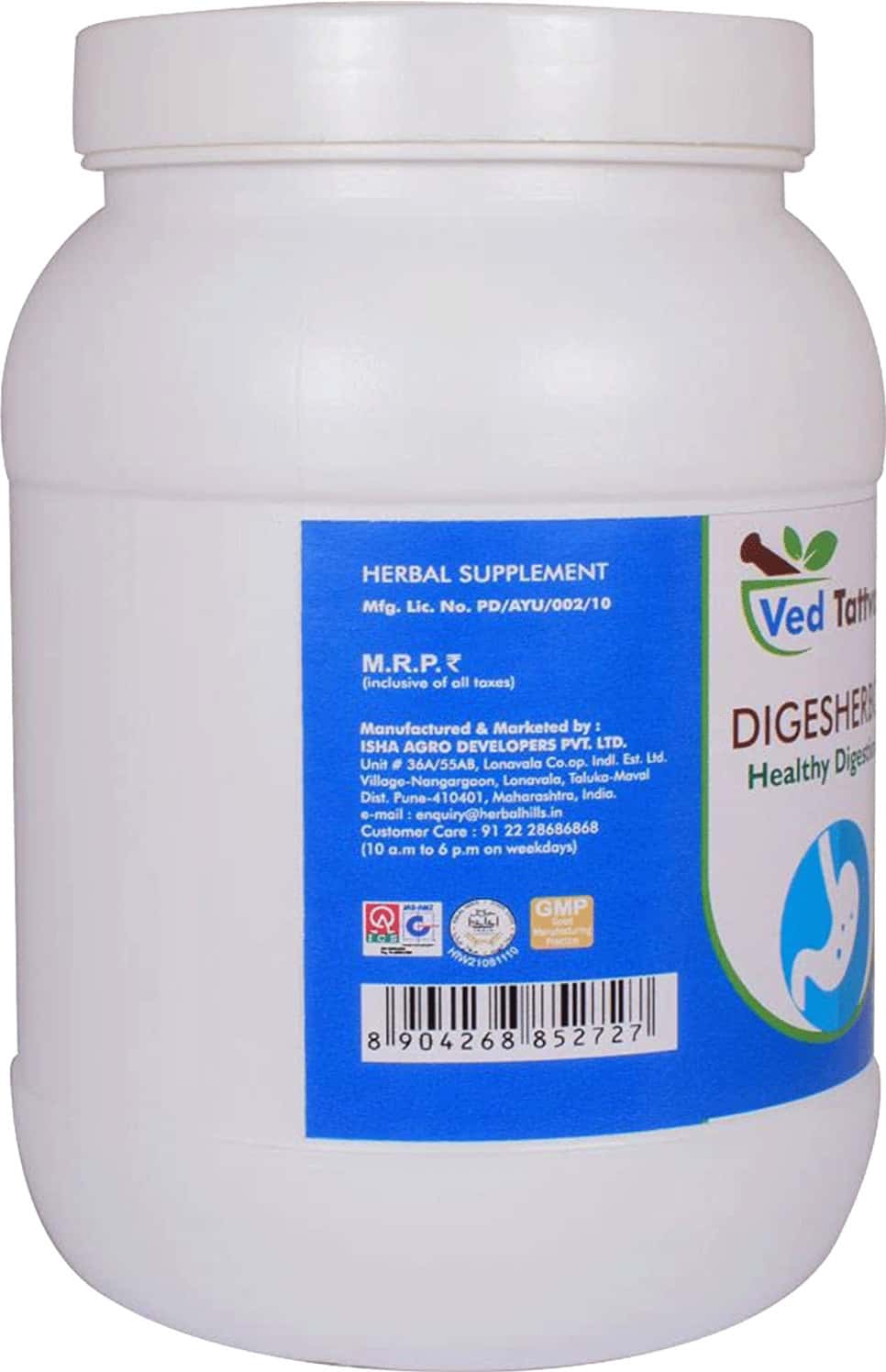 Buy VED TATTVA DIGESHERBO 900 TABLETS | NATURAL SUPPLEMENT FOR HEALTHY ...