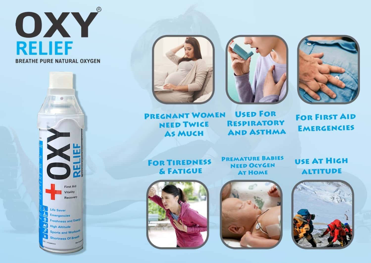 Buy OXY RELIEF OXYGEN CYLINDER - GAS CONTENT 12 LITRES Online & Get ...