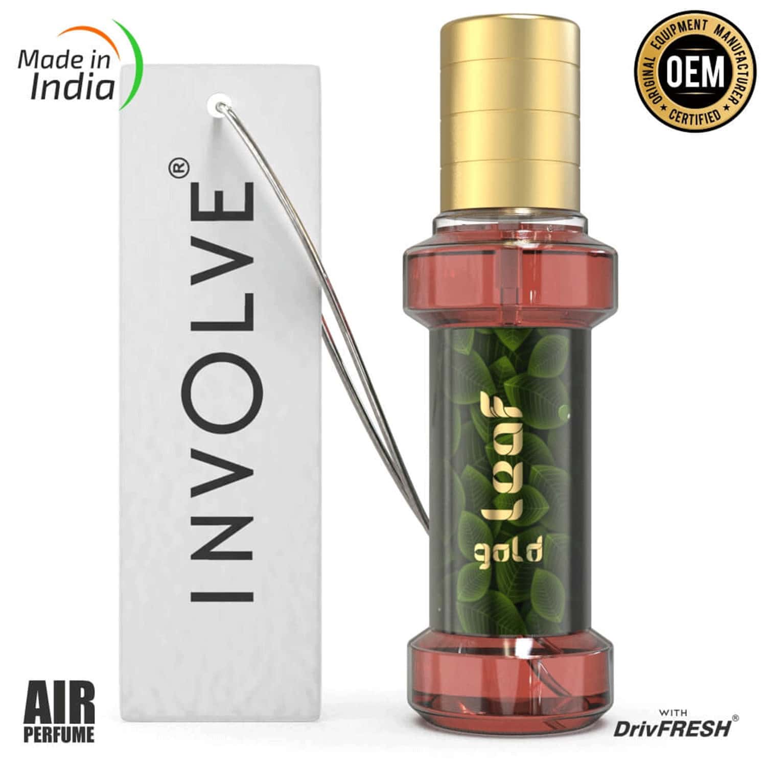 Buy INVOLVE RAINFOREST GOLD LEAF SCENT SPRAY CAR FRAGRANCE - FRESH ...