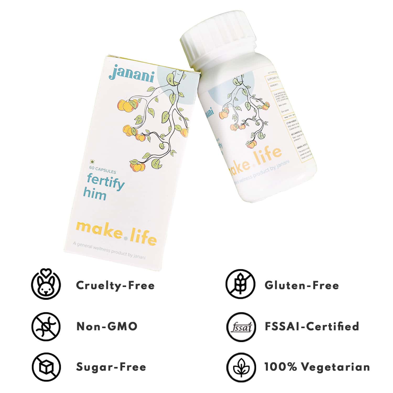 Buy JANANI FERTIFY HIM- 60 TABLETS Online & Get Upto 60% OFF at PharmEasy