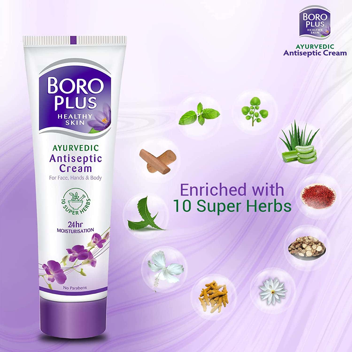 Buy BORO PLUS HEALTHY SKIN ANTISEPTIC CREAM TUBE OF 120 ML Online & Get ...