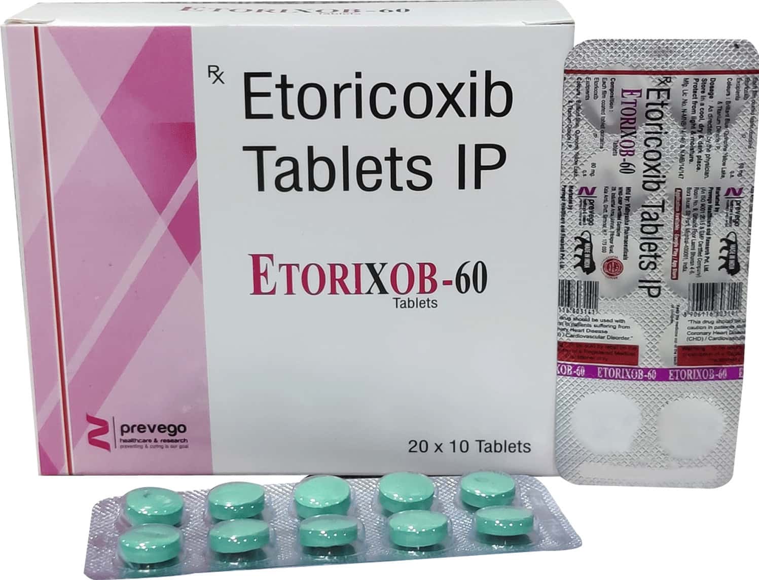 Etorixob 60 MG Tablet (10): Uses, Side Effects, Price & Dosage | PharmEasy