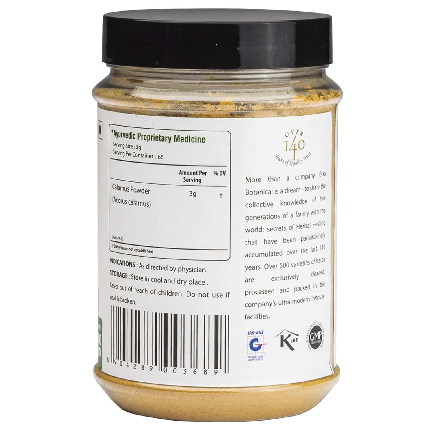 Buy BIXA BOTANICAL VACHA ROOT POWDER/SWEET FLAG ROOT/CALAMUS ROOT ...