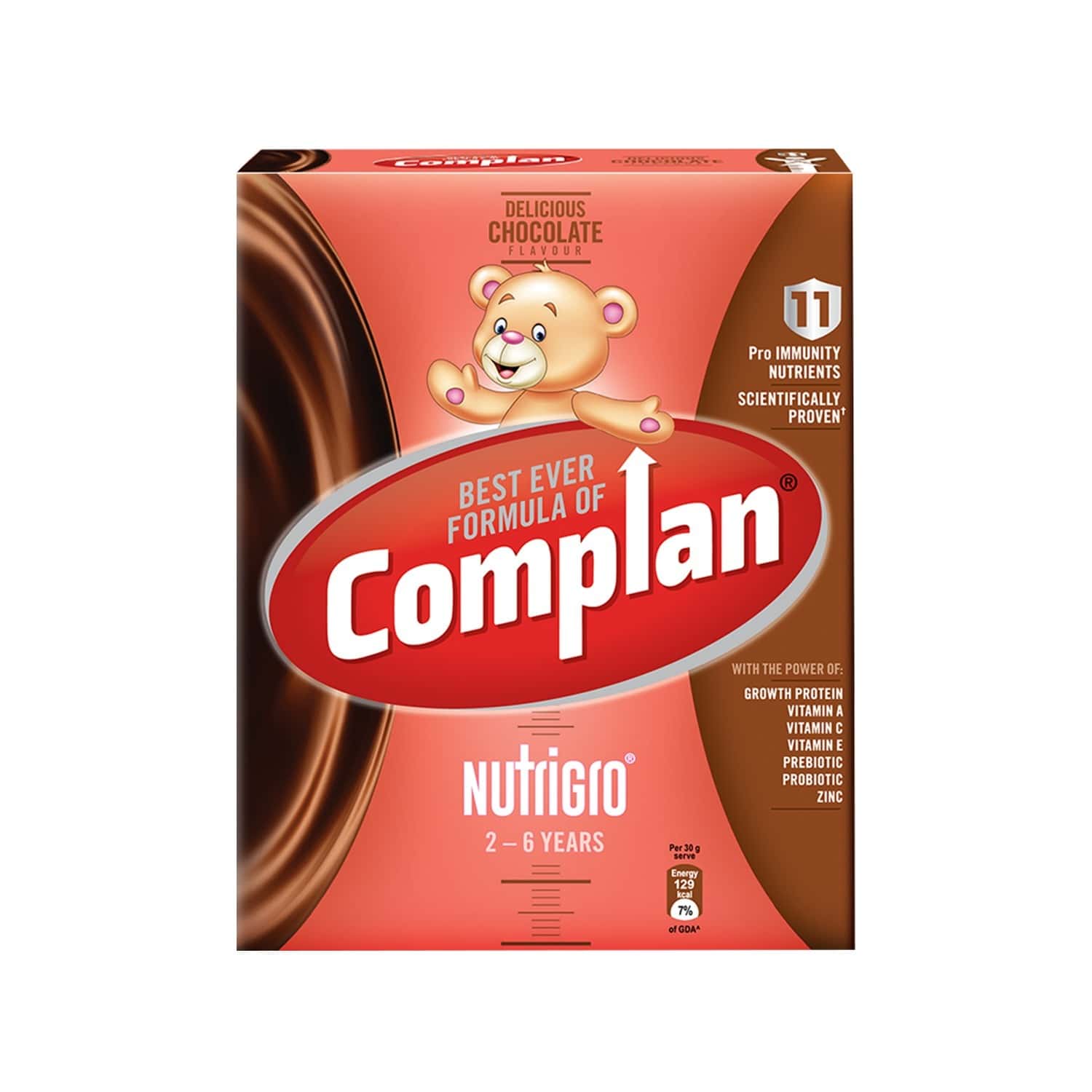 Buy Complan Nutrigro Chocolate Child Nutrition Drink (2 - 6 Years) Box ...