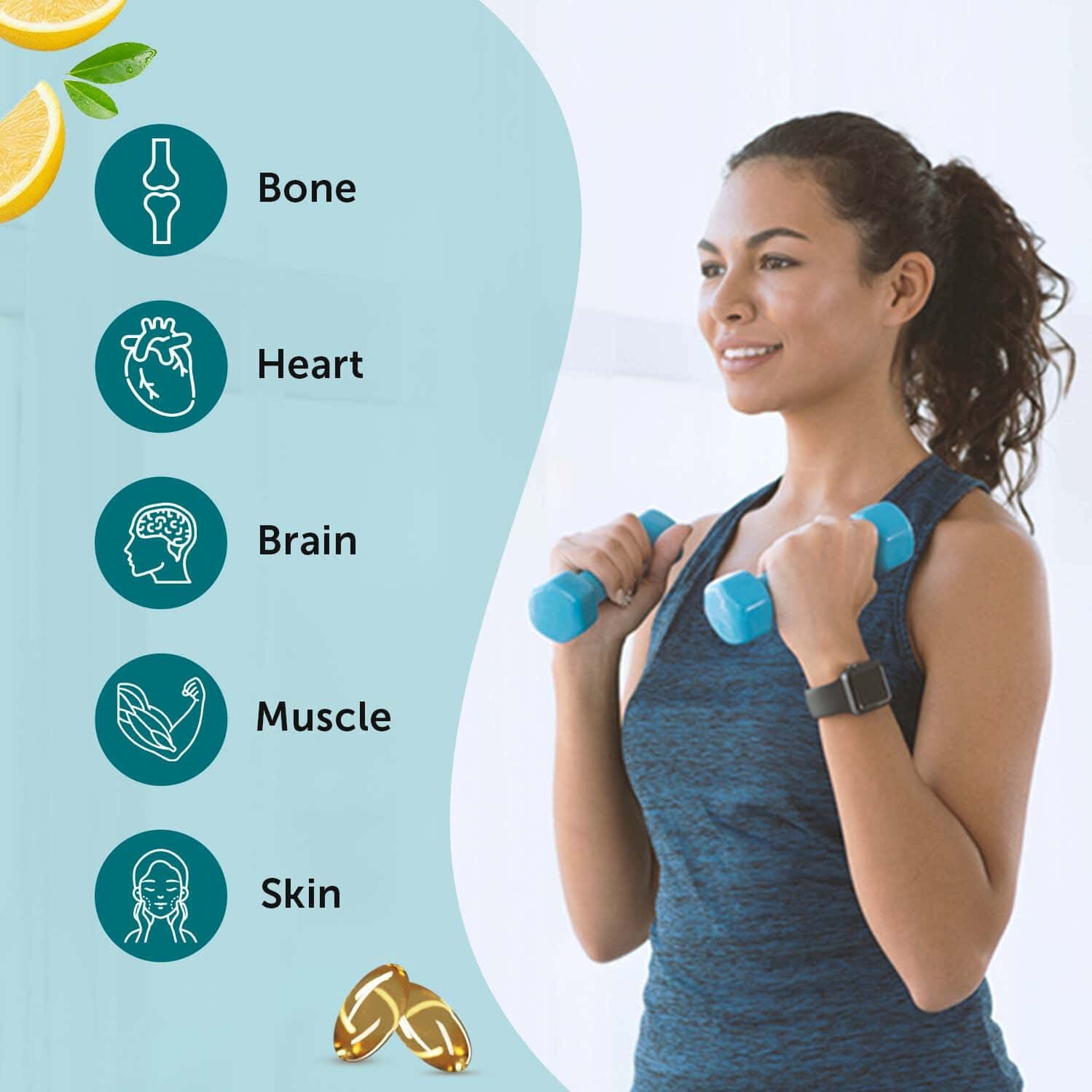 Buy NEUHERBS MINI DEEP SEA FISH OIL - OMEGA 3 1000 MG EPA & DHA WITH ...